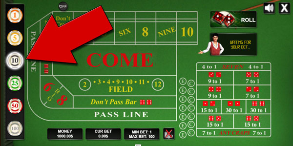 Free Craps Online Game - Playpager.com