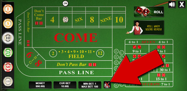 Free Craps Online Game - Playpager.com