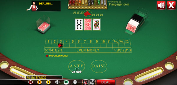 Free Red Dog Casino Card Game - Playpager.com