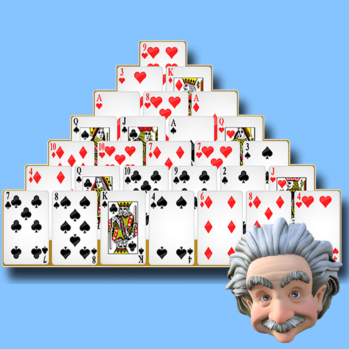Free Pyramid Solitaire online game - Playpager.com